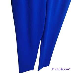 Express | Pants & Jumpsuits | Express Cobalt Blue Strapless Pant Suit ...